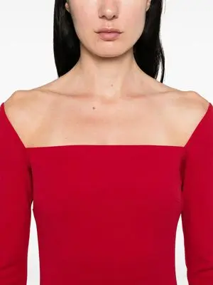 Solace London Lolita Maxi Dress - Rosso