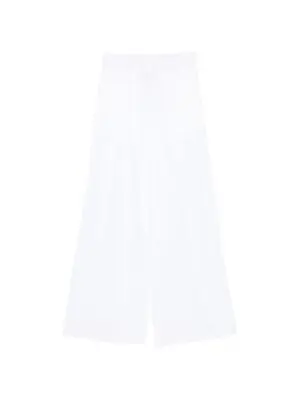 SEMICOUTURE Jhonny Cotton Trousers - Bianco