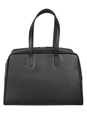 MIZUIRO Large Leather Boston Bag