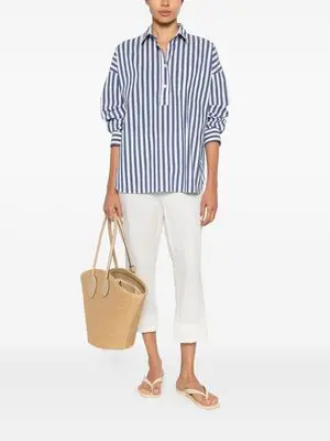 ARCHIVIO '67 Cotton Blend Striped Shirt