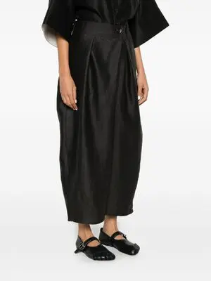 Soh Silk Pleated Front Trousers