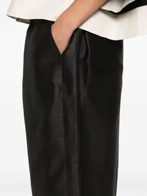 Soh Silk Pleated Front Trousers
