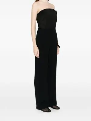 VIA MASINI 80 Cady Trousers - Nero