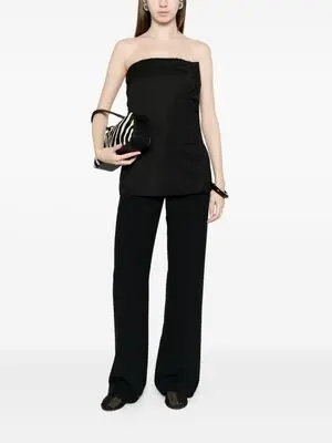 VIA MASINI 80 Cady Trousers - Nero