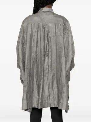 Soh Cotton Blend Blouse With Crinkled Finish