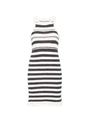 IRO PARIS Miyana Striped Mini Dress - Blu