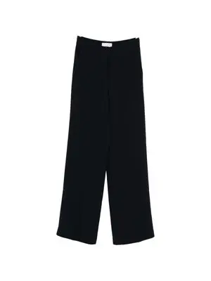 VIA MASINI 80 Cady Wide Leg Trousers - Blu
