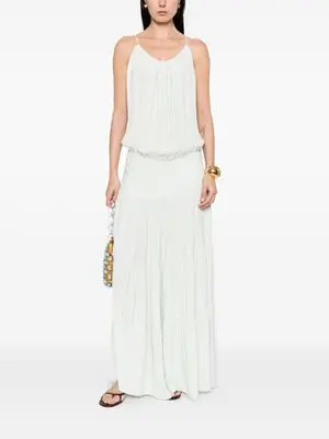 IRO PARIS Island Tiered Maxi Dress - Verde