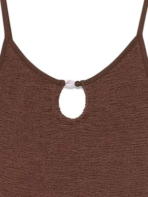 HUNZA Mia Beaded Swimsuit