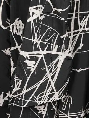 MOYURU Printed Blouson Jacket