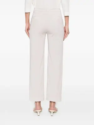VIA MASINI 80 Cotton Straight Leg Trousers