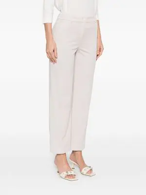 VIA MASINI 80 Cotton Straight Leg Trousers