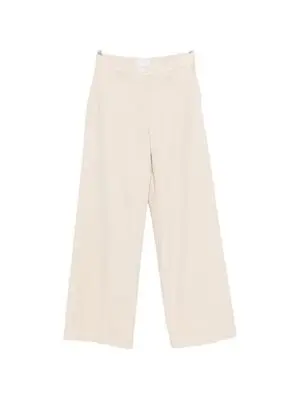 VIA MASINI 80 Cotton Wide Leg Trousers