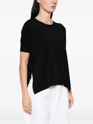 BASE Crewneck Sweater With Short Sleeves