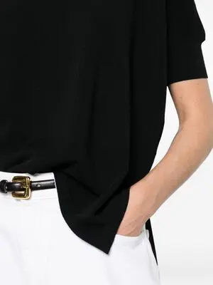BASE Crewneck Sweater With Short Sleeves