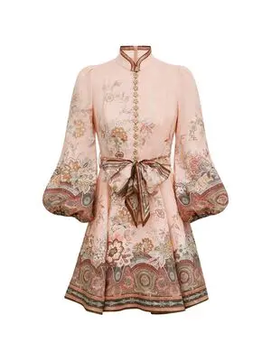 Zimmermann Alchemy Linen Mini Dress