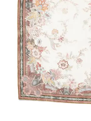 Zimmermann Printed Silk Foulard - Crema