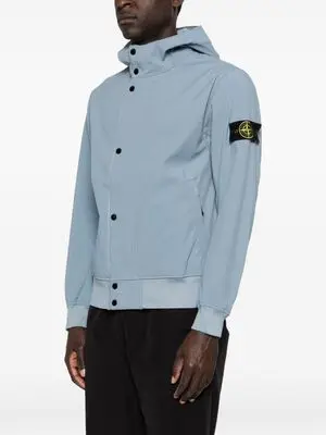 Stone Island Nylon Blouson Jacket - Clear Blue