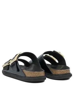 BIRKENSTOCK Arizona Droplet Buckle Sandals - Black