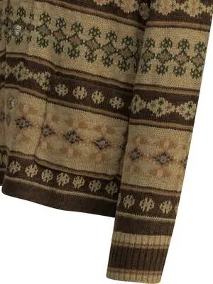 Ralph Lauren Woven Knit Cardigan