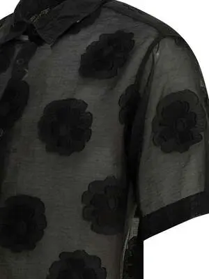 NN.07 Freddy Short Sleeve Floral Jacquard Shirt