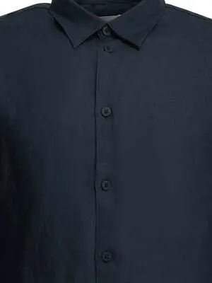 NN.07 Enzo Linen Shirt - Blue