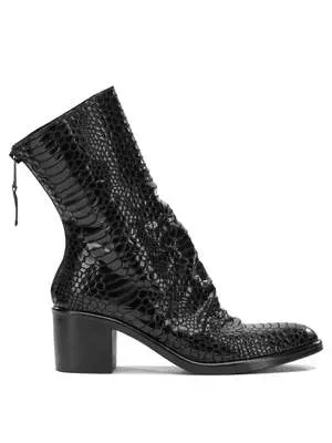 STRATEGIA Leather Ankle Boots