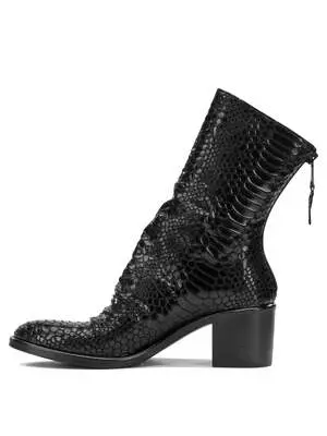 STRATEGIA Leather Ankle Boots