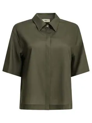 Herno Virgin Wool Short Sleeve Shirt