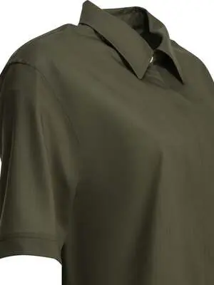 Herno Virgin Wool Short Sleeve Shirt
