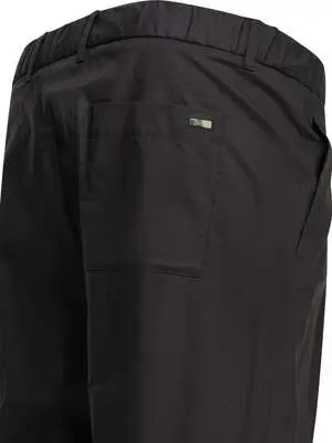 Herno Cotton Stretch Blend Casual Pants With Ruched Finish