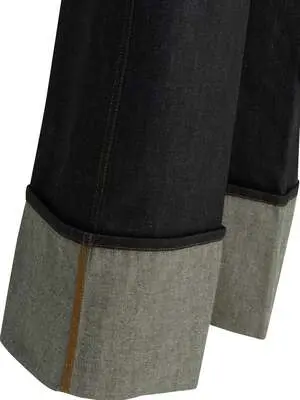 Givenchy Wide-leg Jeans With Suede Appliqu
