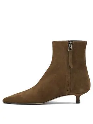 AeydĒ Sofie Suede Leather Ankle Boots - Brown