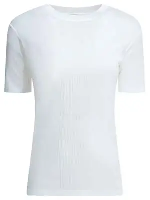 Loulou De Saison Ribbed Cotton T-shirt - White