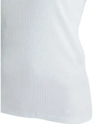 Loulou De Saison Ribbed Cotton T-shirt - White