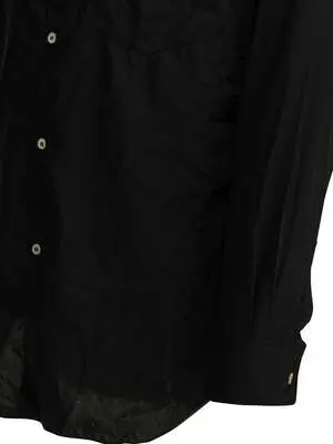 Comme Des Garçons Long Sleeve Ruched Polyester Shirt