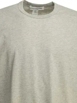 Comme Des Garçons Crewneck T-shirt With Reverse Logo - Grey