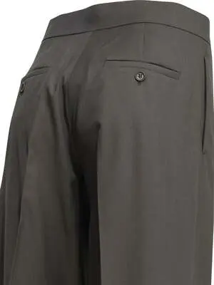 Max Mara Wool Tailored Straight Leg Trousers