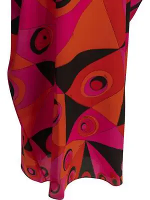 Emilio Pucci Occhi' Silk Caftan Dress