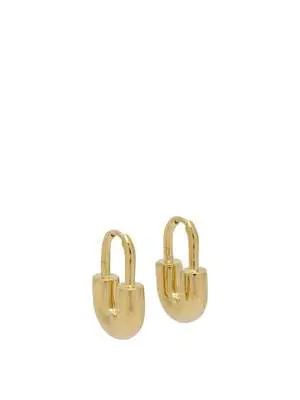 MARIA BLACK Tone Huggie Earrings - Gold