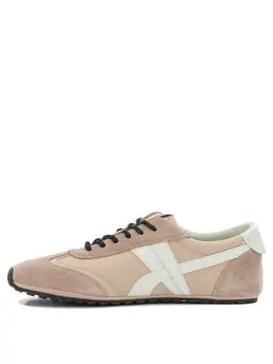 Tory Burch Leather And Suede Sneakers - Pink
