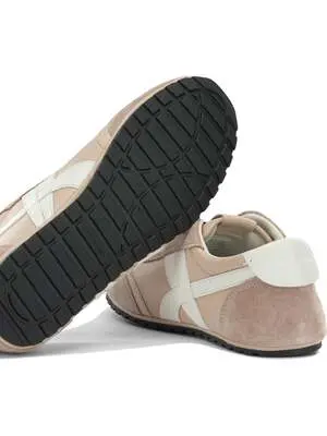 Tory Burch Leather And Suede Sneakers - Pink