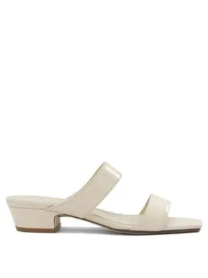 AeydĒ Kemi 30mm Heeled Sandals - White