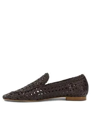 PONS QUINTANA Woven Leather Loafers