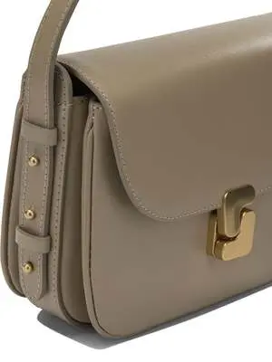 Soeur Bellissima Small Crossbody Bag In Lwg Leather - Beige