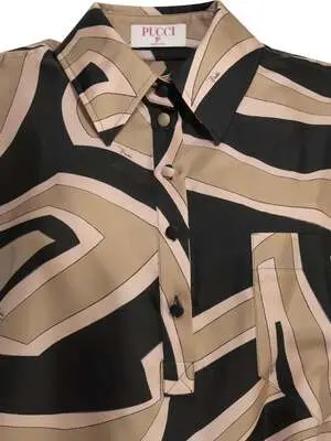 Emilio Pucci Labirinto Silk Kaftan Dress