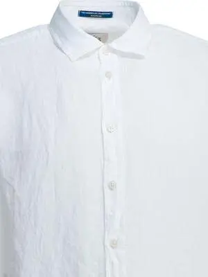 B.D.BAGGIES Brad' Linen Casual Shirt - White