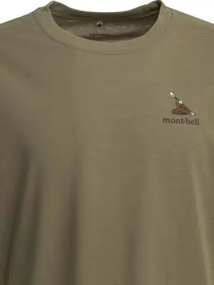 MONTBELL Short Sleeve T-shirt - Brown