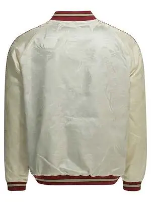 BEAMS Oriental Reversible Bomber Jacket