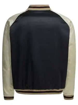 BEAMS Oriental Reversible Bomber Jacket